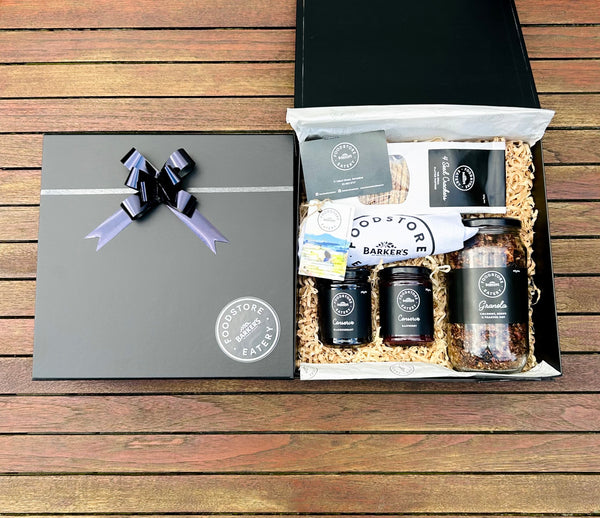 Large Black Brand Gift Box | Barker's Foodstore & Eatery